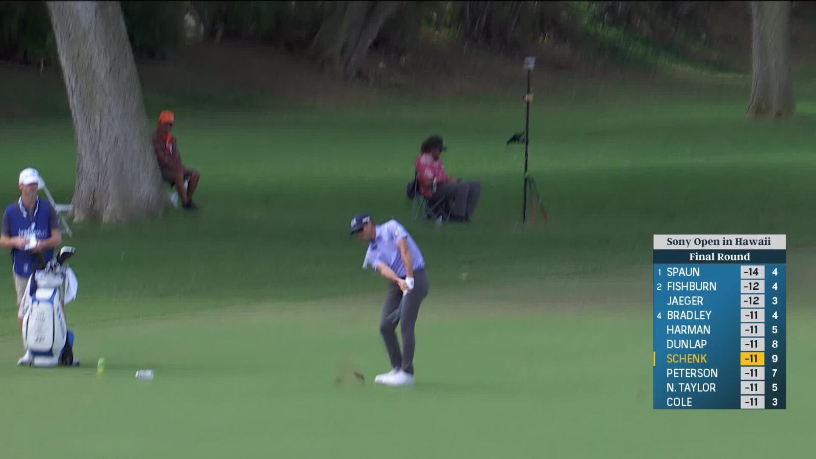 Adam Schenk | Round 4 | 1st hole | Shot 2 | 2025 Sony Open