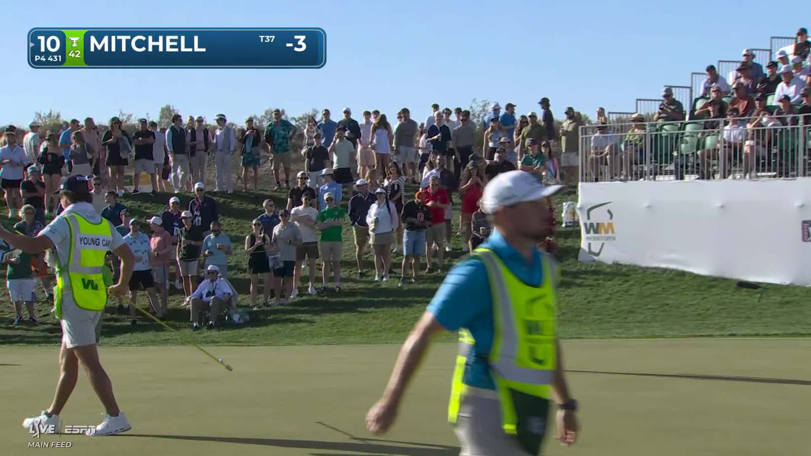 Keith Mitchell | Round 3 | 10th hole | Shot 4 | 2026 WM Phoenix Open