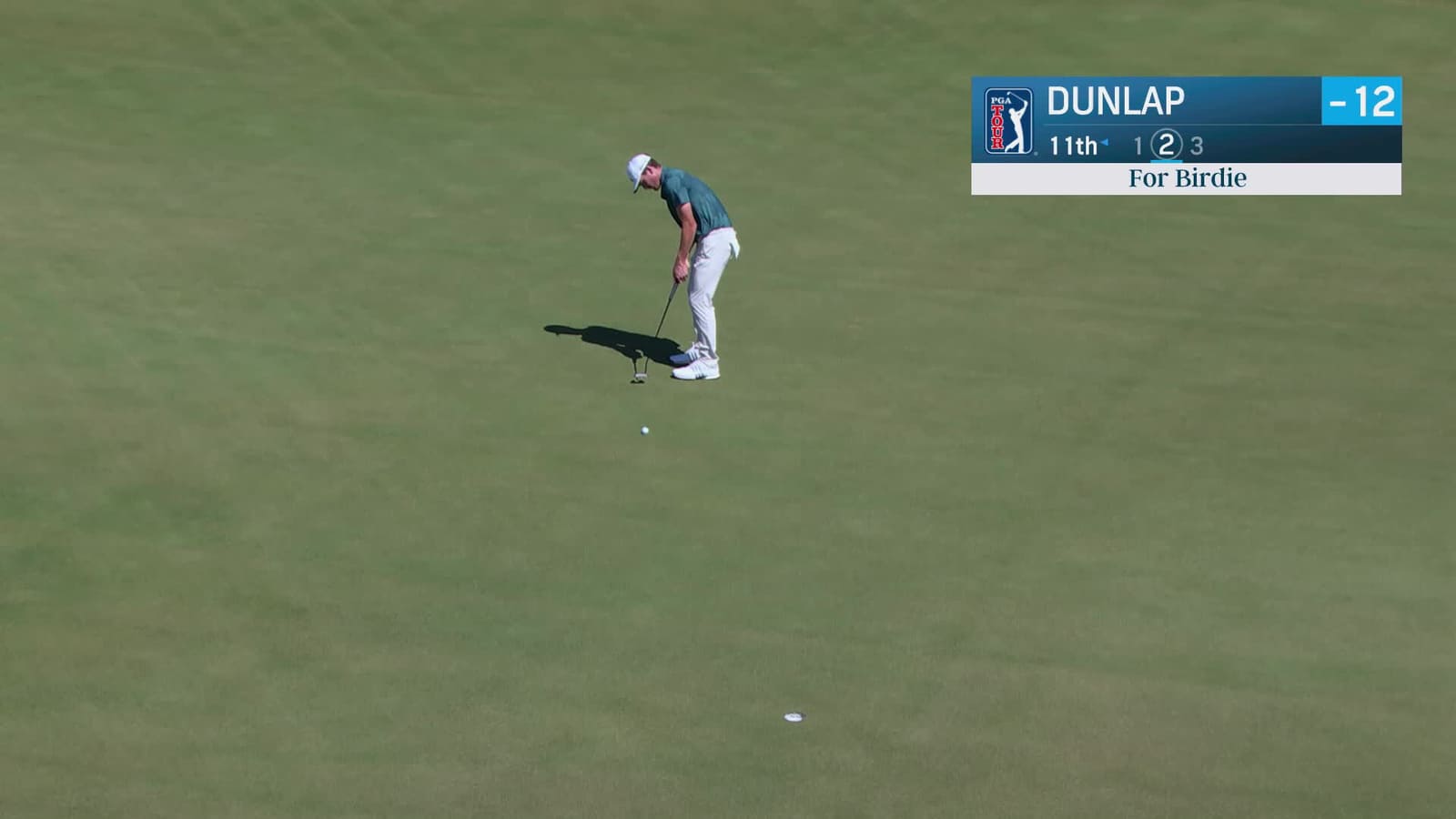 Nick Dunlap | Round 2 | 11th hole | Shot 2 | 2025 World Wide Technology