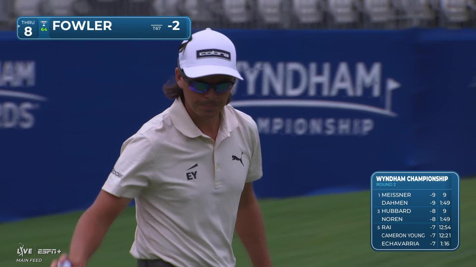 Rickie Fowler | Round 2 | 17th hole | Shot 3 | 2025 Wyndham