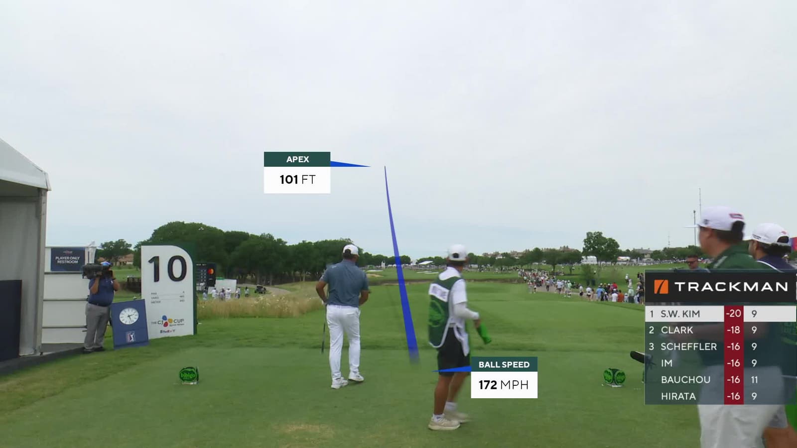Si Woo Kim | Round 3 | 10th hole | Shot 1 | 2026 THE CJ CUP