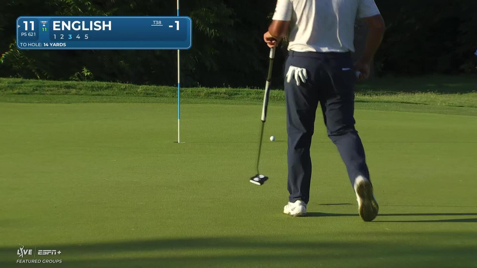 Harris English | Round 2 | 11th hole | Shot 3 | 2025 Charles Schwab