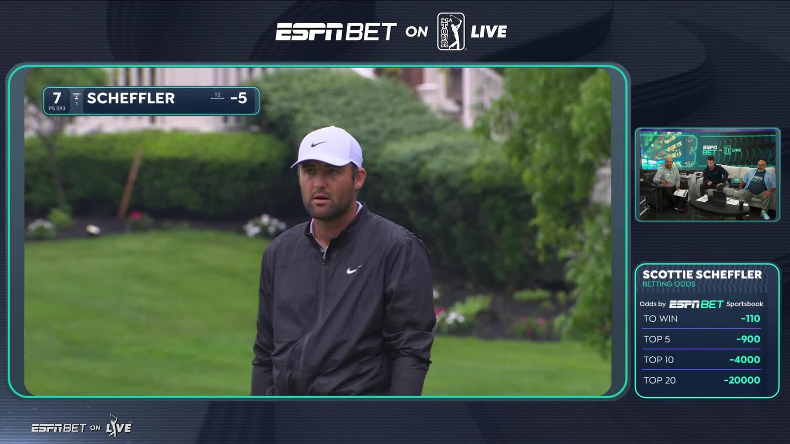 Scottie Scheffler | Round 2 | 7th hole | Shot 4 | 2025 the Memorial