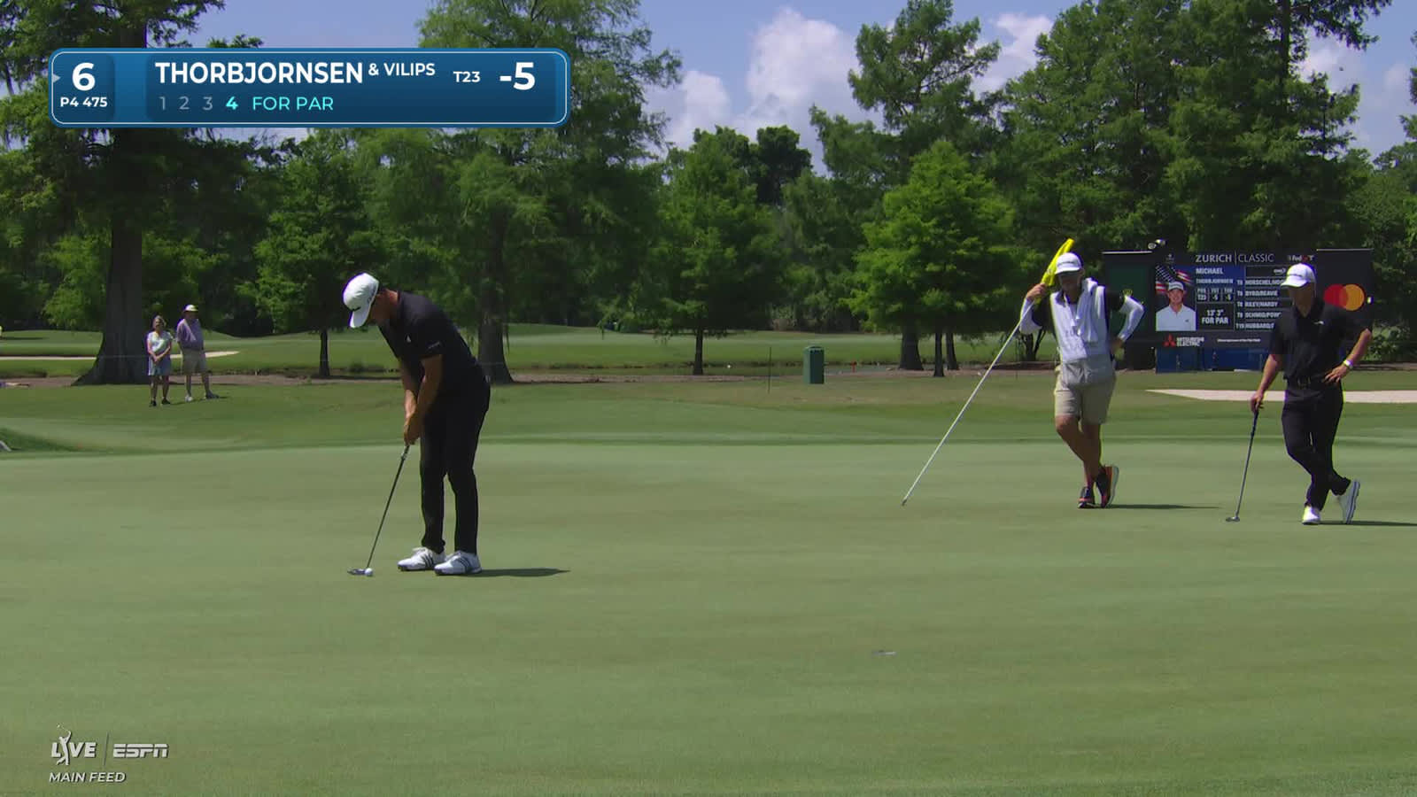 Michael Thorbjornsen | Round 1 | 6th hole | Shot 5 | 2026 Zurich Classic