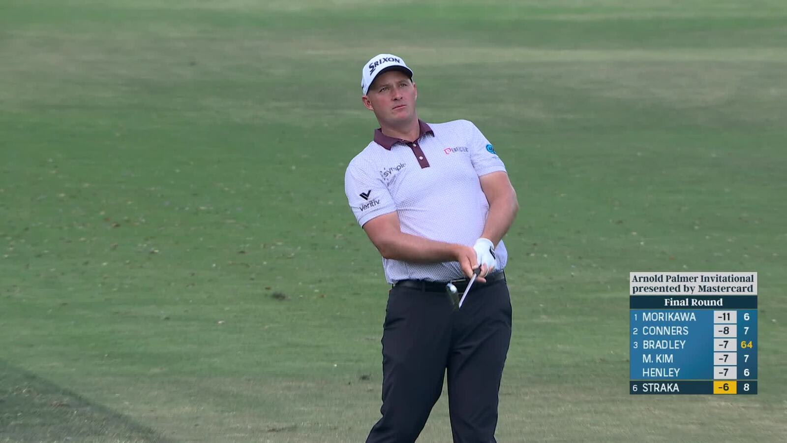 Sepp Straka | Round 4 | 9th hole | Shot 2 | 2025 Arnold Palmer Invitational