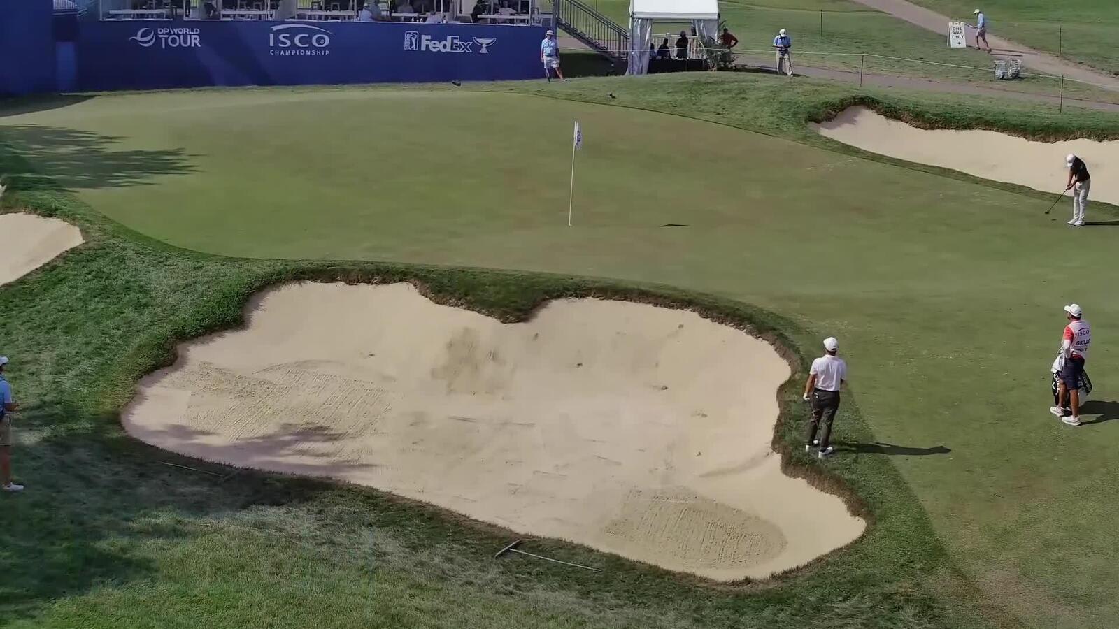 Emiliano Grillo | Round 2 | 17th hole | Shot 2 | 2025 ISCO Championship
