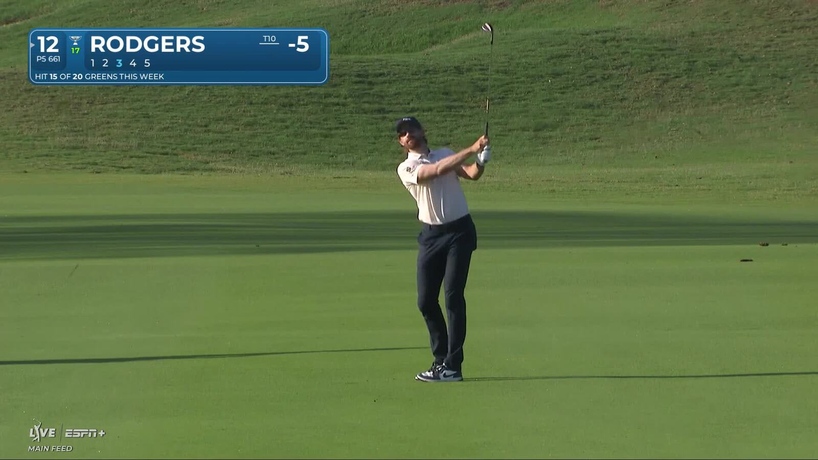 Patrick Rodgers | Round 2 | 12th hole | Shot 3 | 2025 Mexico Open