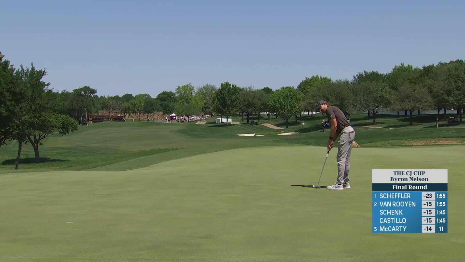 Patrick Rodgers | Round 4 | 1st hole | Shot 4 | 2025 THE CJ CUP