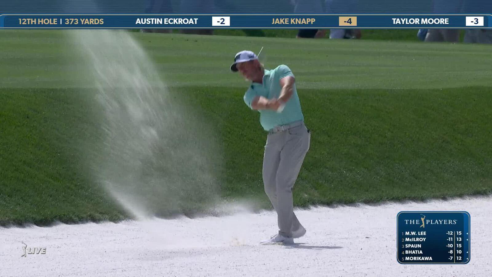 Jake Knapp | Round 2 | 12th hole | Shot 2 | 2025 THE PLAYERS