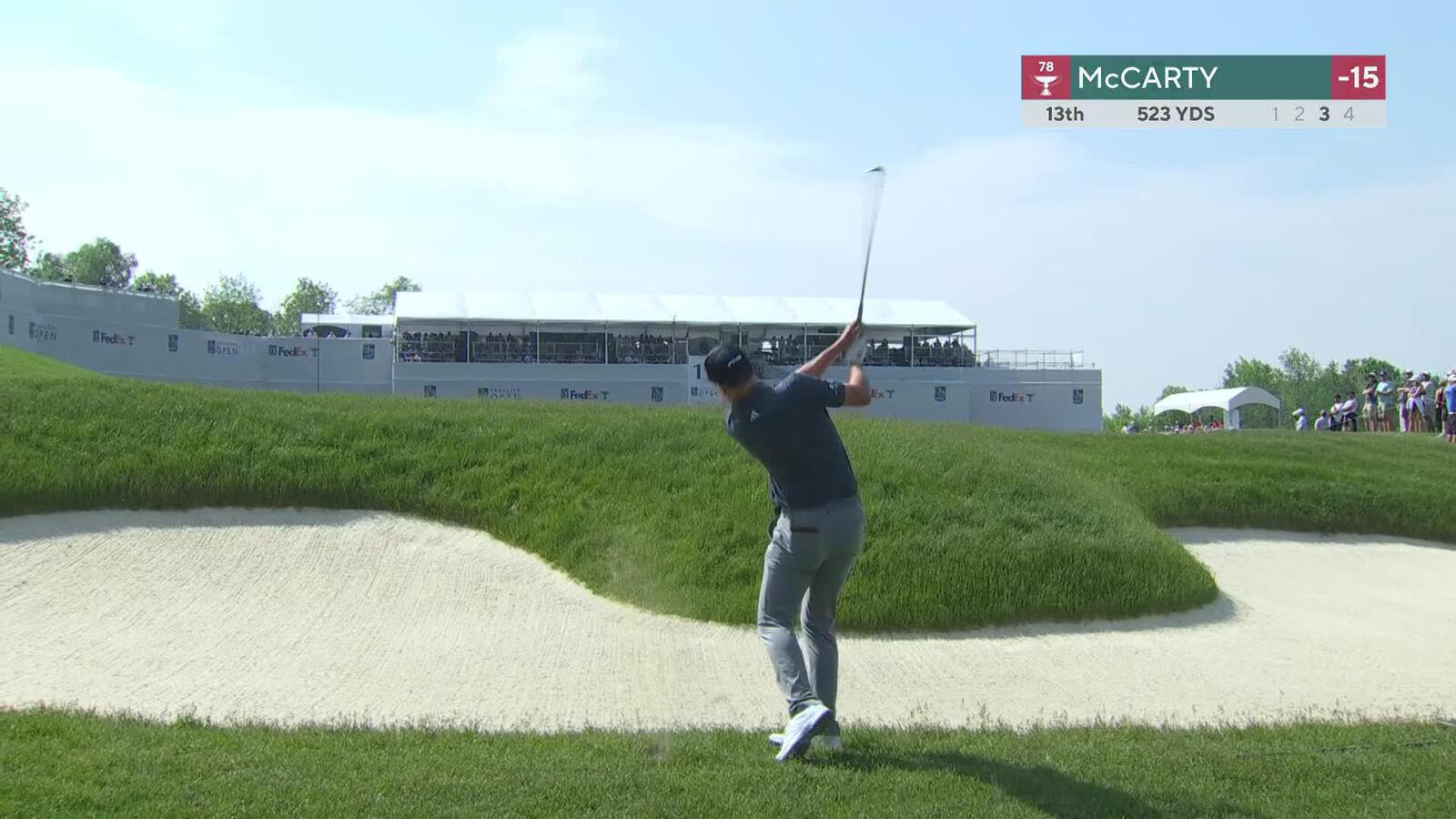 Matt McCarty | Round 4 | 13th hole | Shot 3 | 2025 RBC Canadian