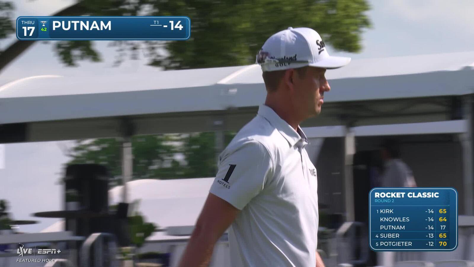 Andrew Putnam | Round 2 | 17th hole | Shot 5 | 2025 Rocket Classic
