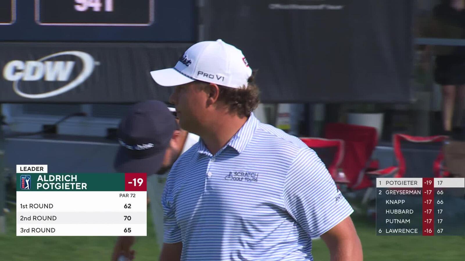 Aldrich Potgieter | Round 3 | 18th hole | Shot 4 | 2025 Rocket Classic