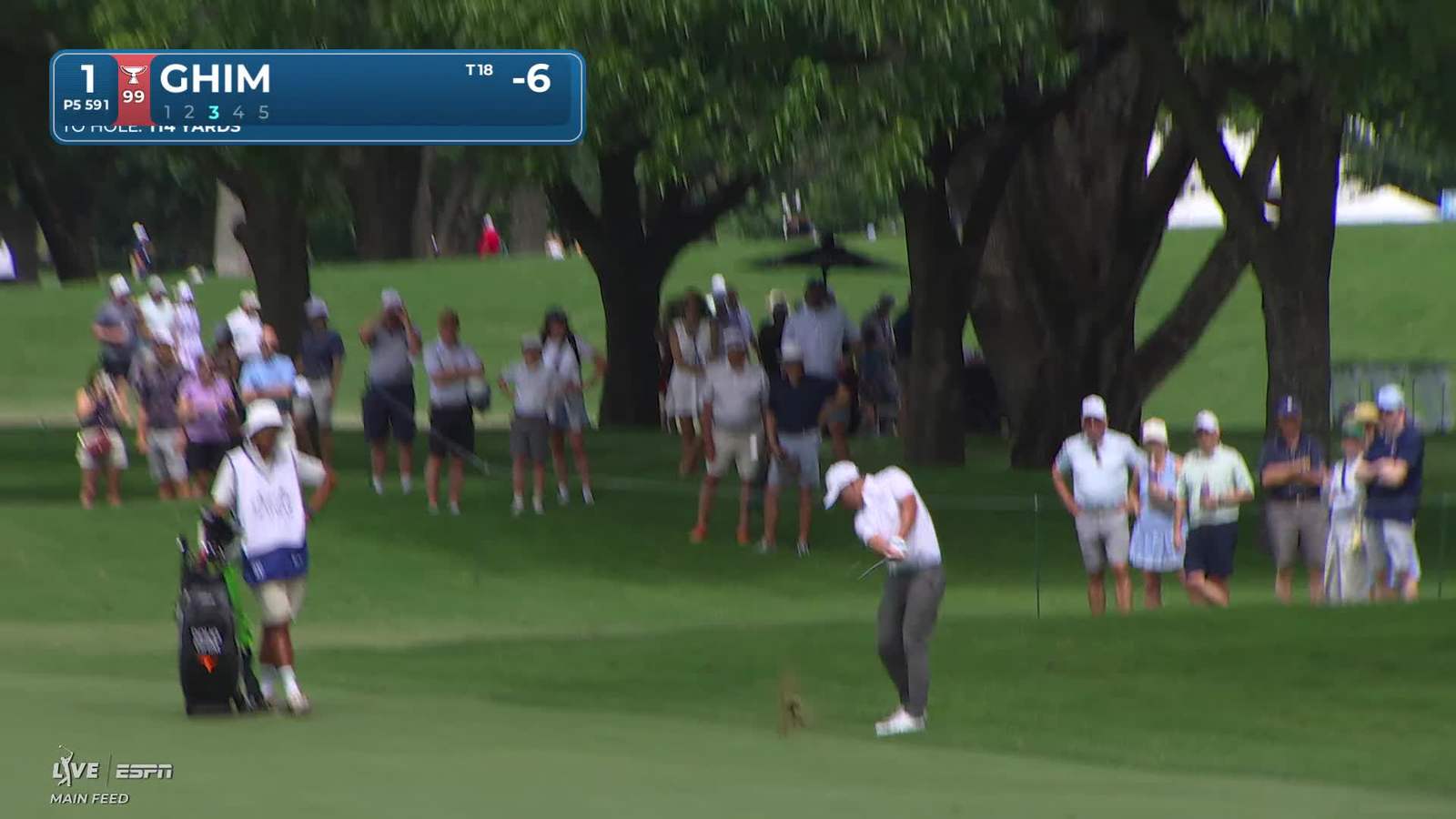 Doug Ghim | Round 3 | 1st hole | Shot 3 | 2026 Charles Schwab