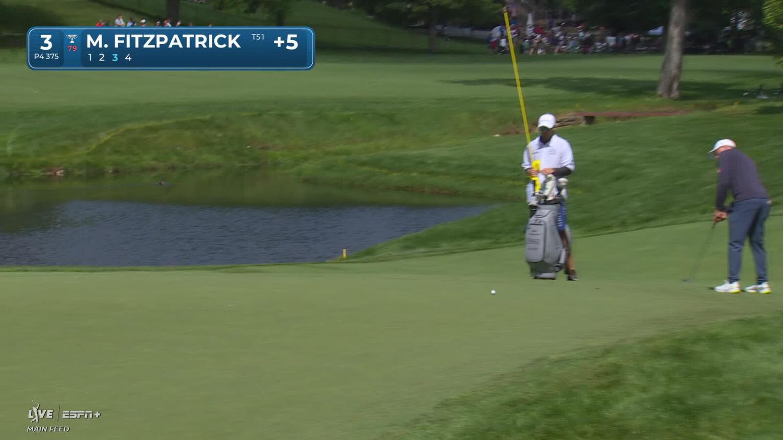 Matt Fitzpatrick | Round 3 | 3rd hole | Shot 3 | 2025 the Memorial