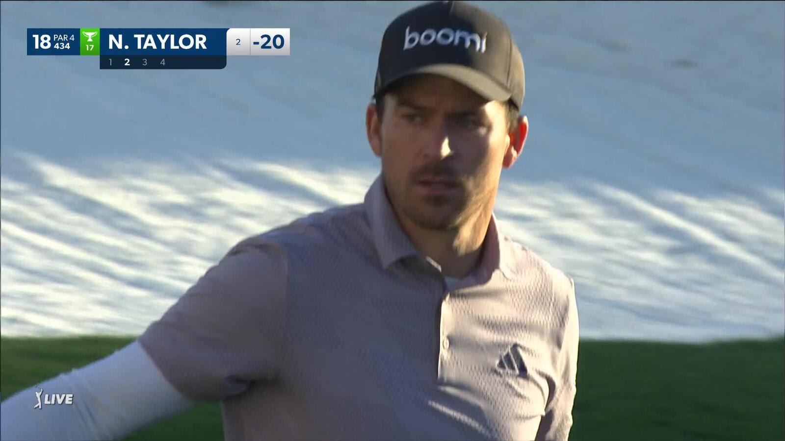 Nick Taylor | 2024 WM Phoenix Open | Round 4 | 18th hole | Shot 2