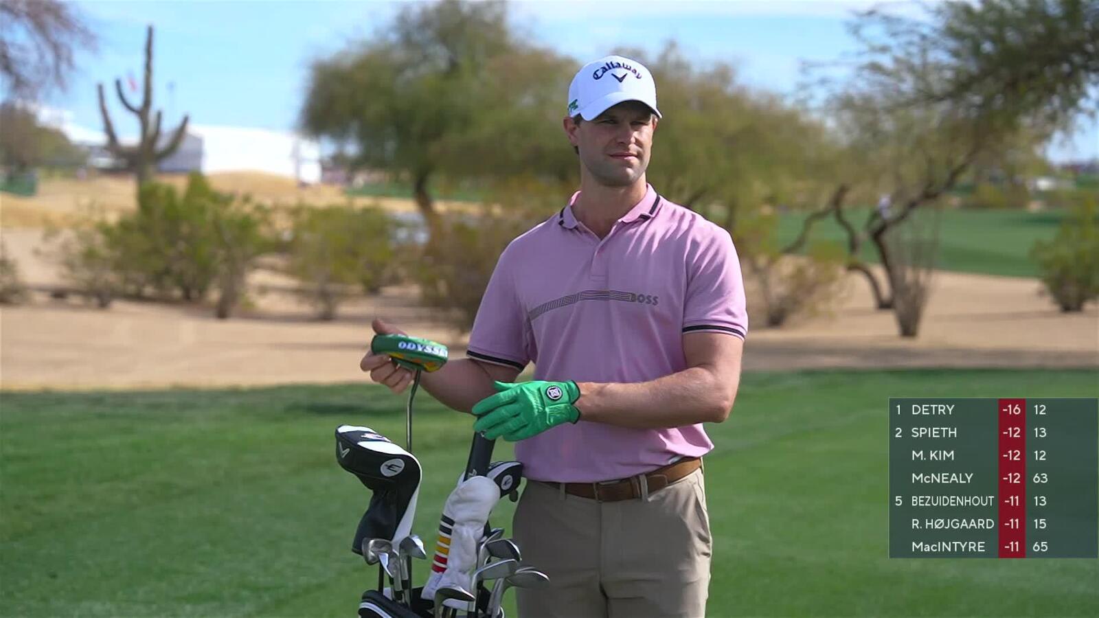 Thomas Detry | Round 3 | 13th hole | Shot 3 | 2025 WM Phoenix Open