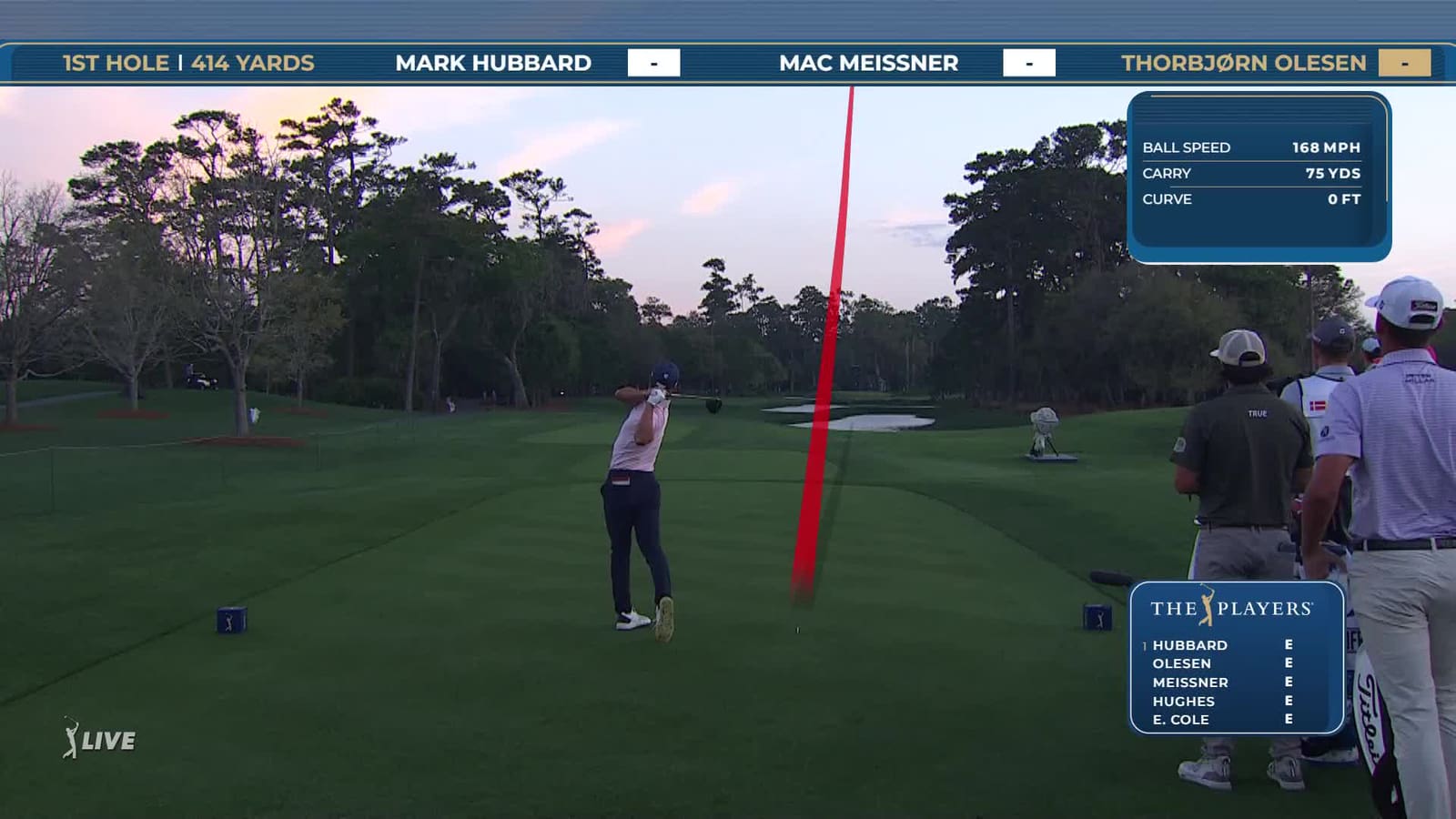 Thorbjørn Olesen | Round 1 | 1st hole | Shot 1 | 2026 THE PLAYERS