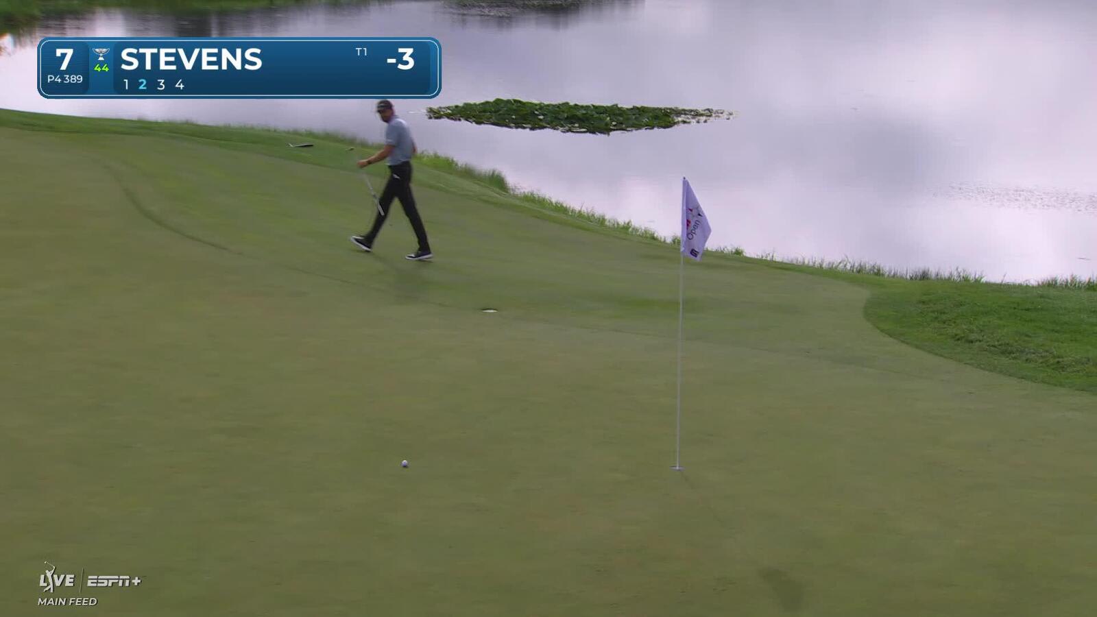 Sam Stevens | Round 1 | 7th hole | Shot 2 | 2025 3M Open
