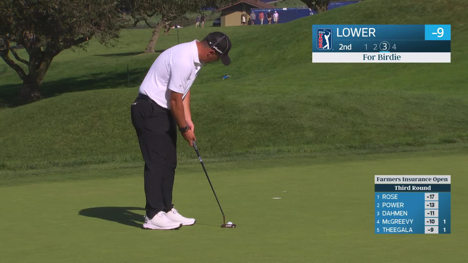 Justin Lower | Round 3 | 2nd hole | Shot 3 | 2026 Farmers