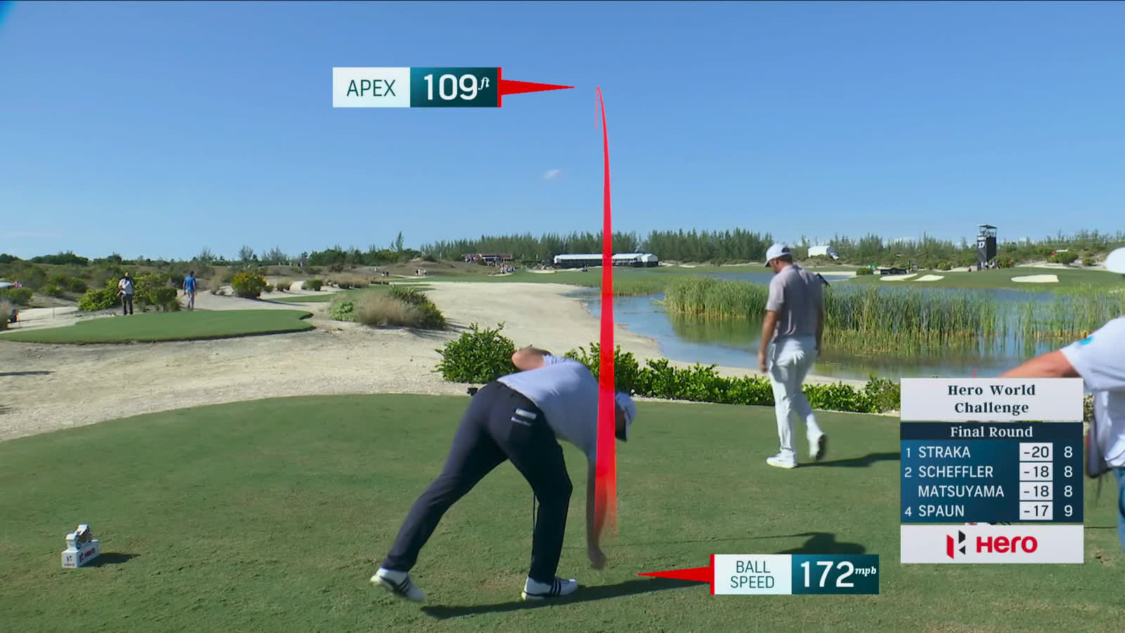 Sepp Straka | Round 4 | 9th hole | Shot 1 | 2025 Hero World Challenge