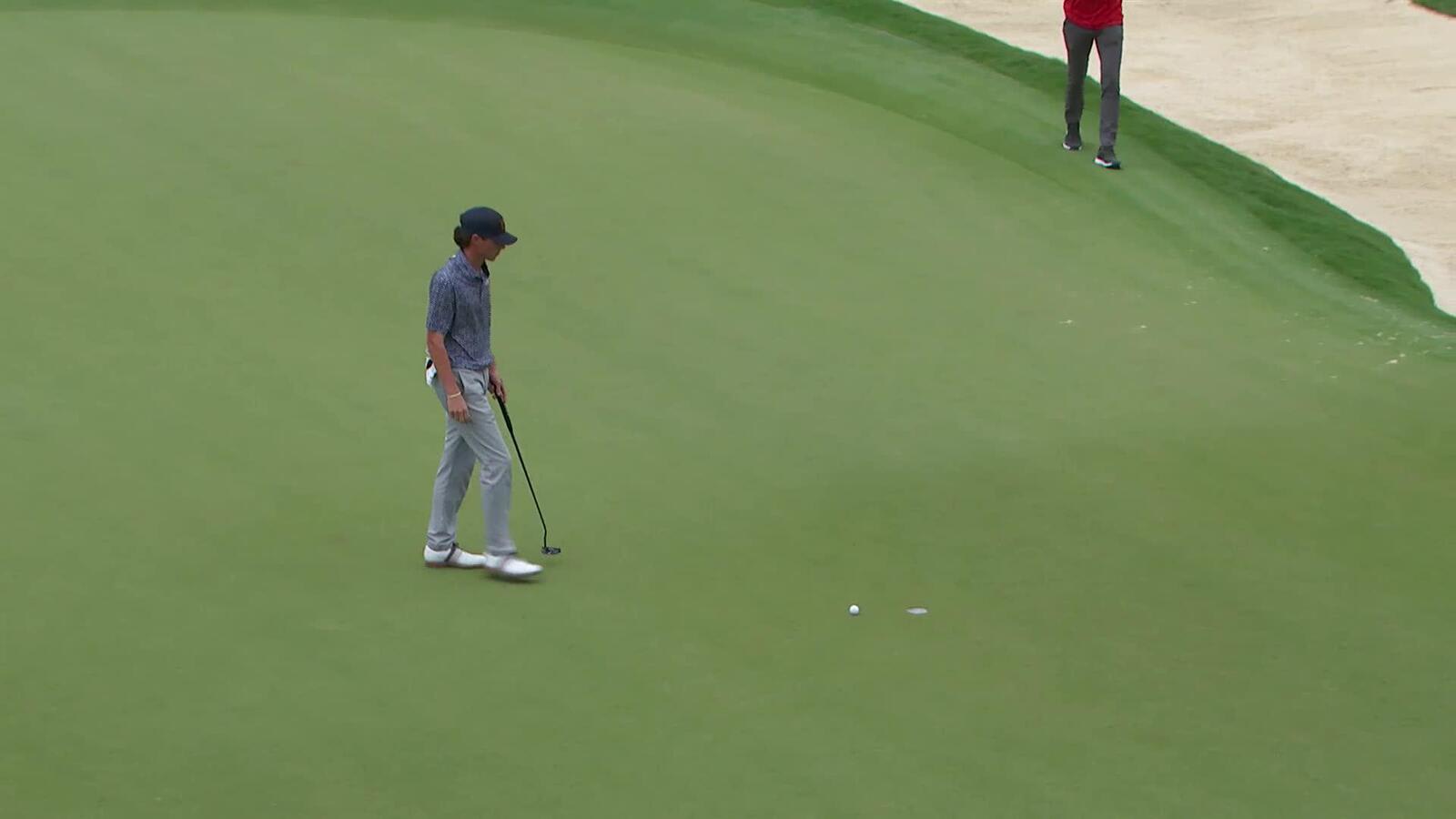 Matthew Watkins | Round 1 | 17th hole | Shot 4 | 2025 Mexico Open