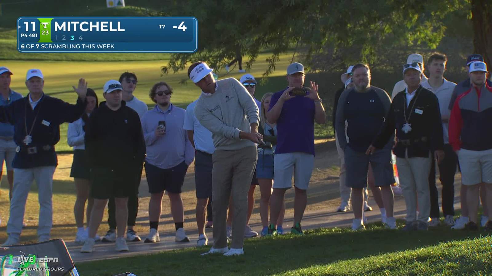 Keith Mitchell | Round 2 | 11th hole | Shot 3 | 2026 WM Phoenix Open