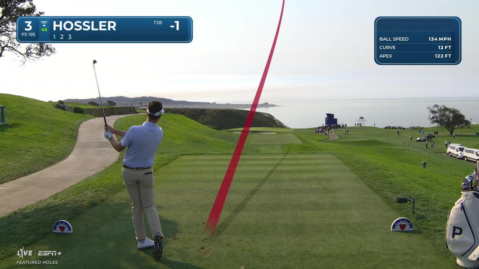 Beau Hossler | Round 3 | 3rd hole | Shot 1 | 2025 Farmers