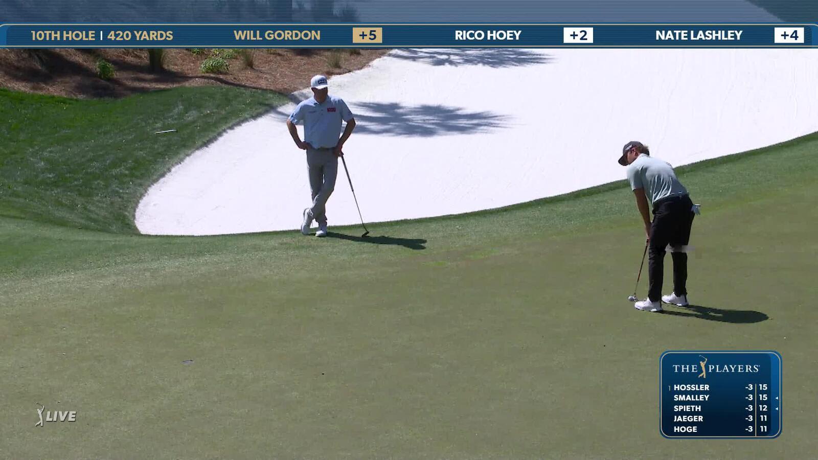 Will Gordon | Round 1 | 10th hole | Shot 3 | 2025 THE PLAYERS