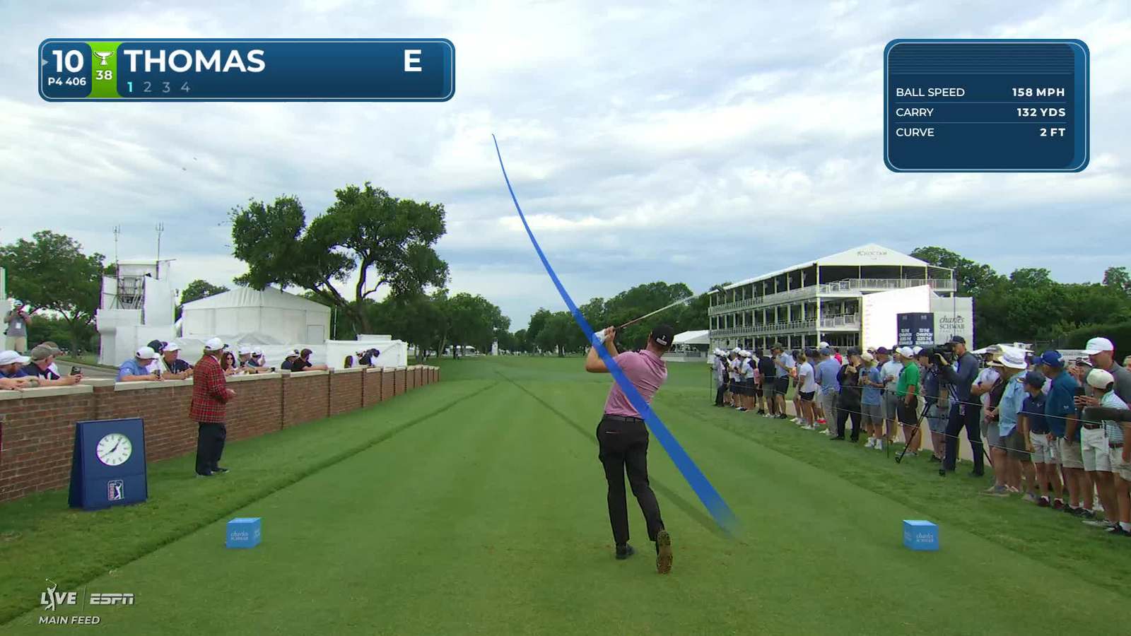 Justin Thomas | Round 1 | 10th hole | Shot 1 | 2026 Charles Schwab