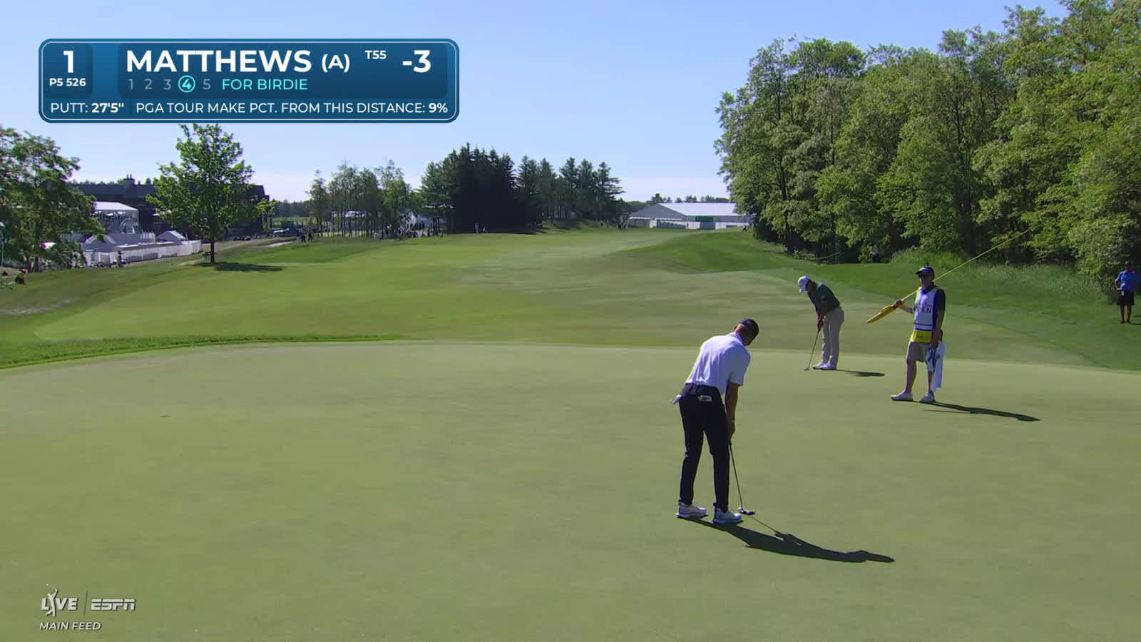 Justin Matthews | Round 3 | 1st hole | Shot 4 | 2026 RBC Canadian