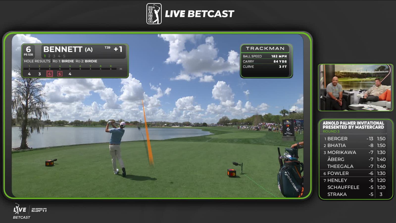 Daniel Bennett | Round 3 | 6th hole | Shot 1 | 2026 Arnold Palmer