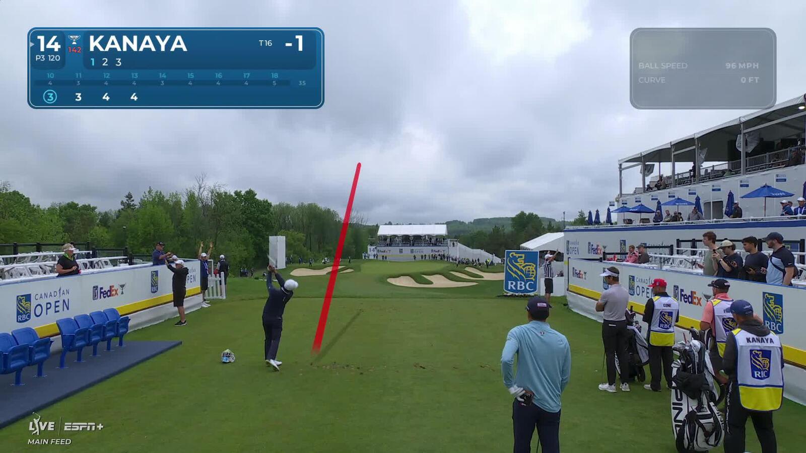 Takumi Kanaya | Round 1 | 14th hole | Shot 1 | 2025 RBC Canadian