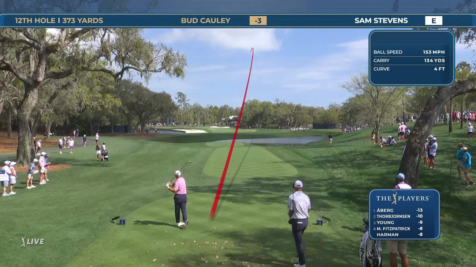 Bud Cauley | Round 4 | 12th hole | Shot 1 | 2026 THE PLAYERS