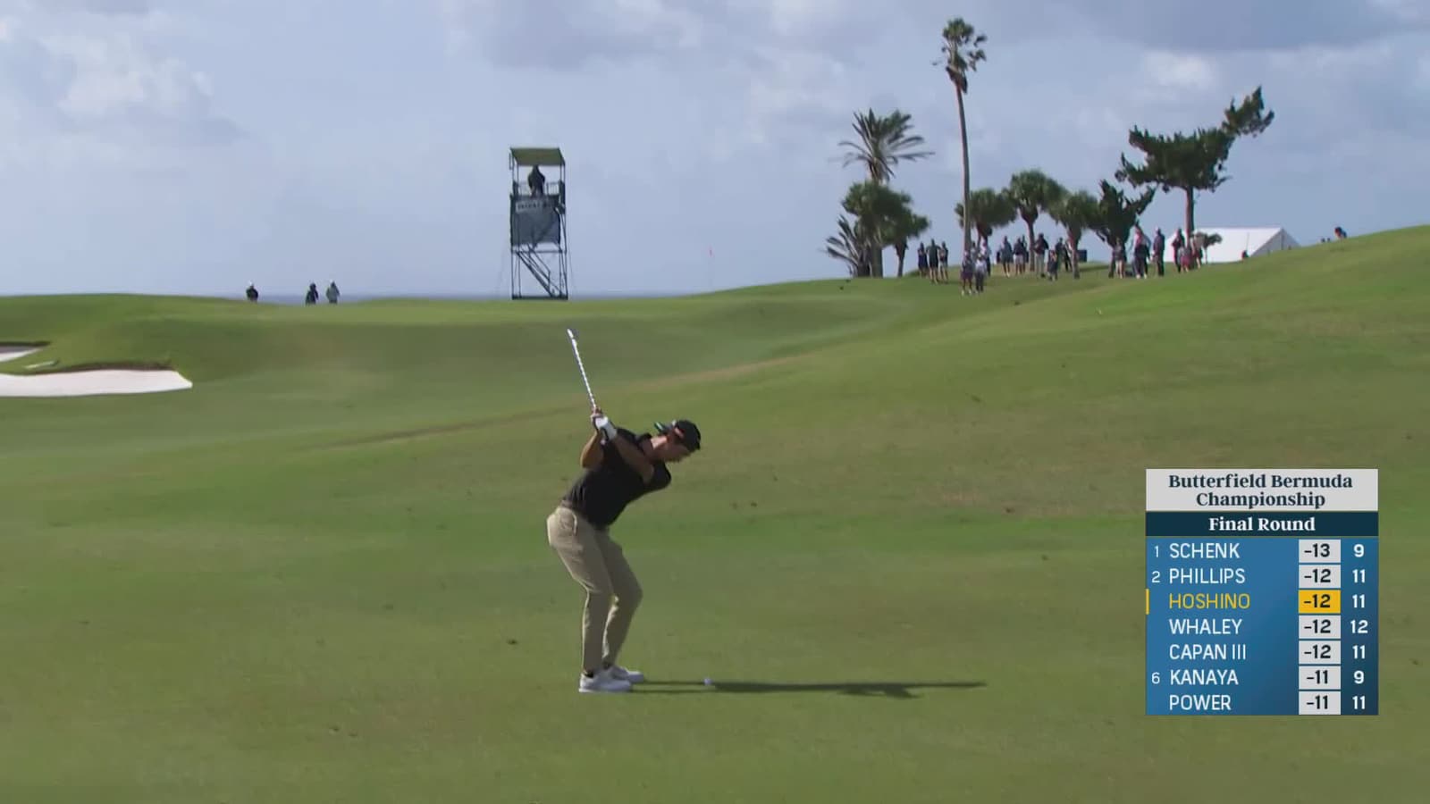 Rikuya Hoshino | Round 4 | 12th hole | Shot 2 | 2025 Butterfield Bermuda