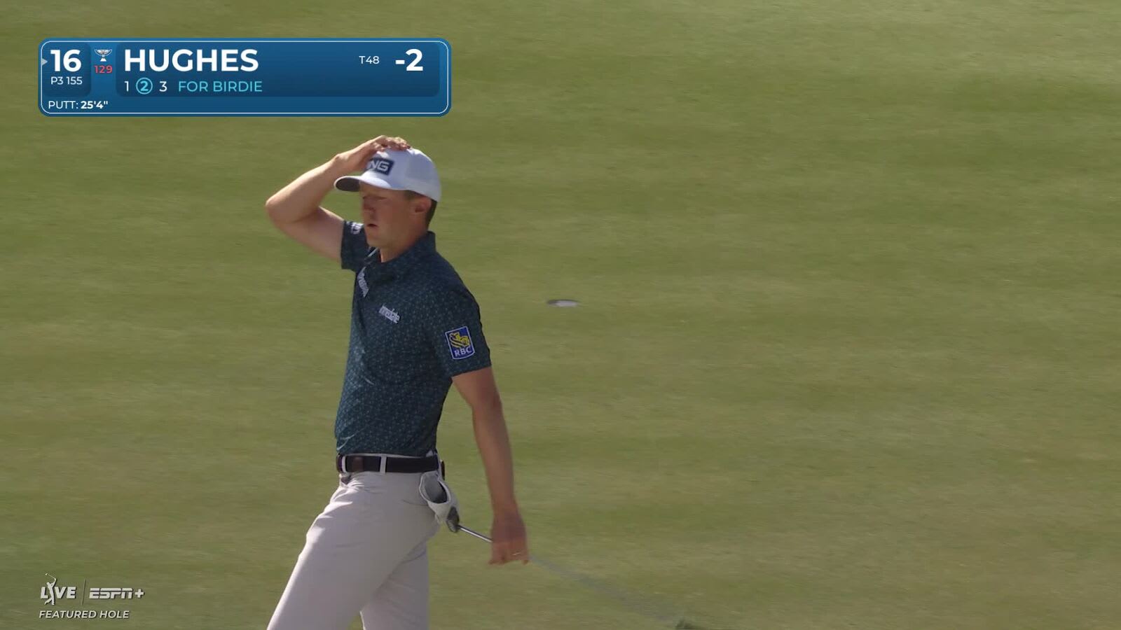 Mackenzie Hughes | Round 2 | 16th hole | Shot 2 | 2025 WM Phoenix Open