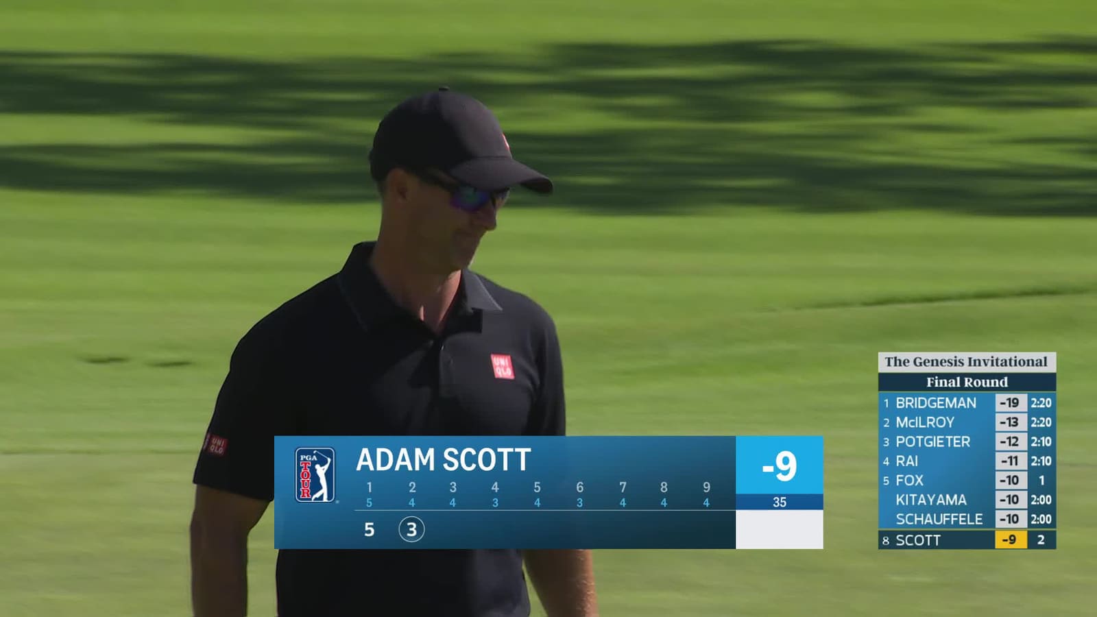 Adam Scott | Round 4 | 2nd hole | Shot 3 | 2026 The Genesis
