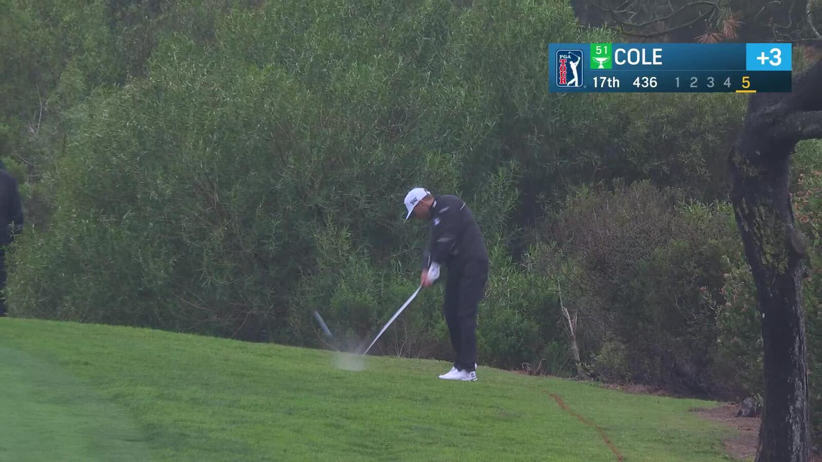 Eric Cole | Round 1 | 17th hole | Shot 5 | 2025 Genesis