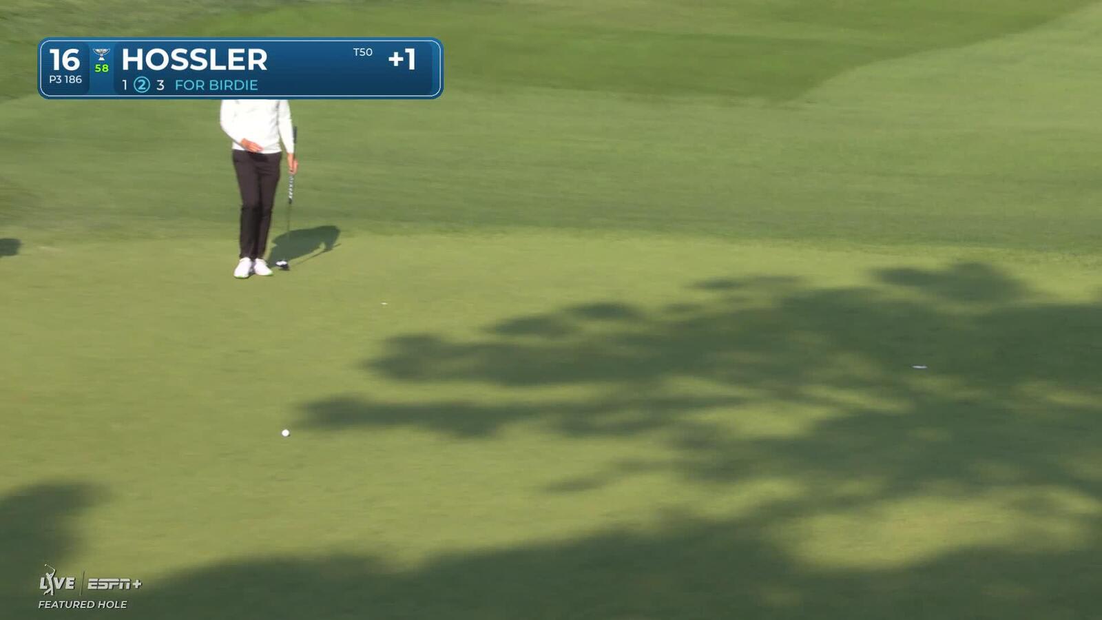 Beau Hossler | Round 3 | 16th hole | Shot 2 | 2025 Farmers
