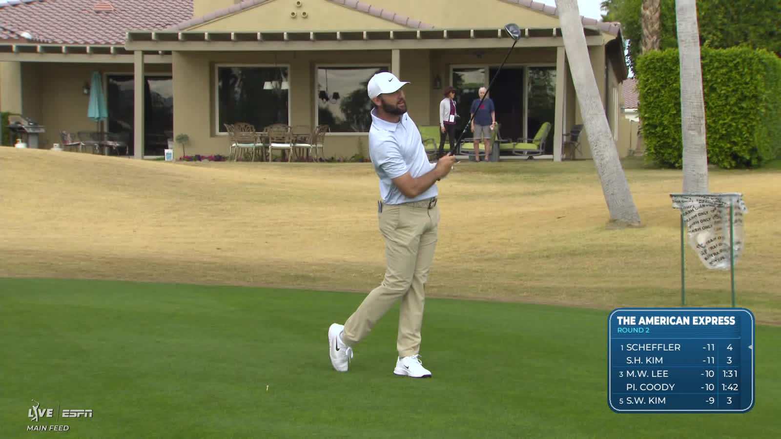 Scottie Scheffler | Round 2 | 14th hole | Shot 1 | 2026 The American ...