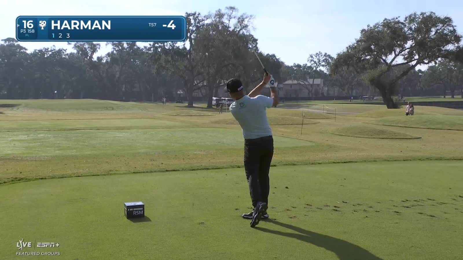 Brian Harman | Round 2 | 16th hole | Shot 1 | 2025 The RSM Classic