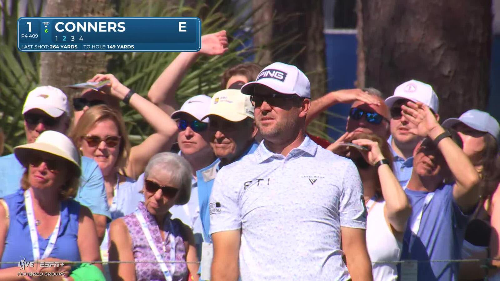 Corey Conners | Round 1 | 1st hole | Shot 2 | 2025 RBC Heritage