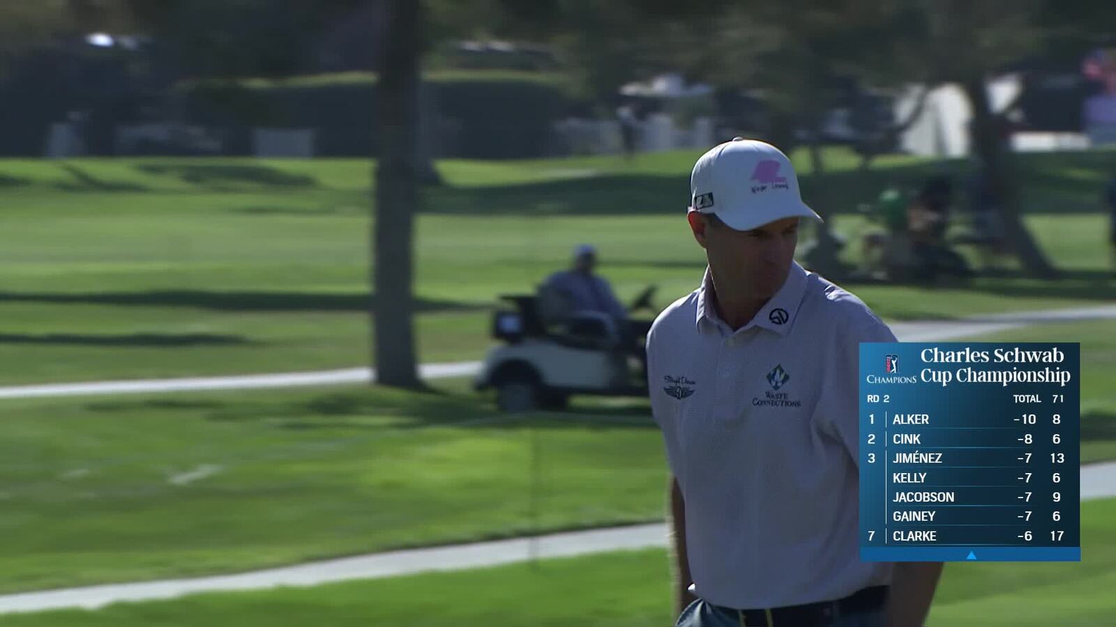 Steven Alker | Round 2 | 8th hole | Shot 2 | 2025 Charles Schwab