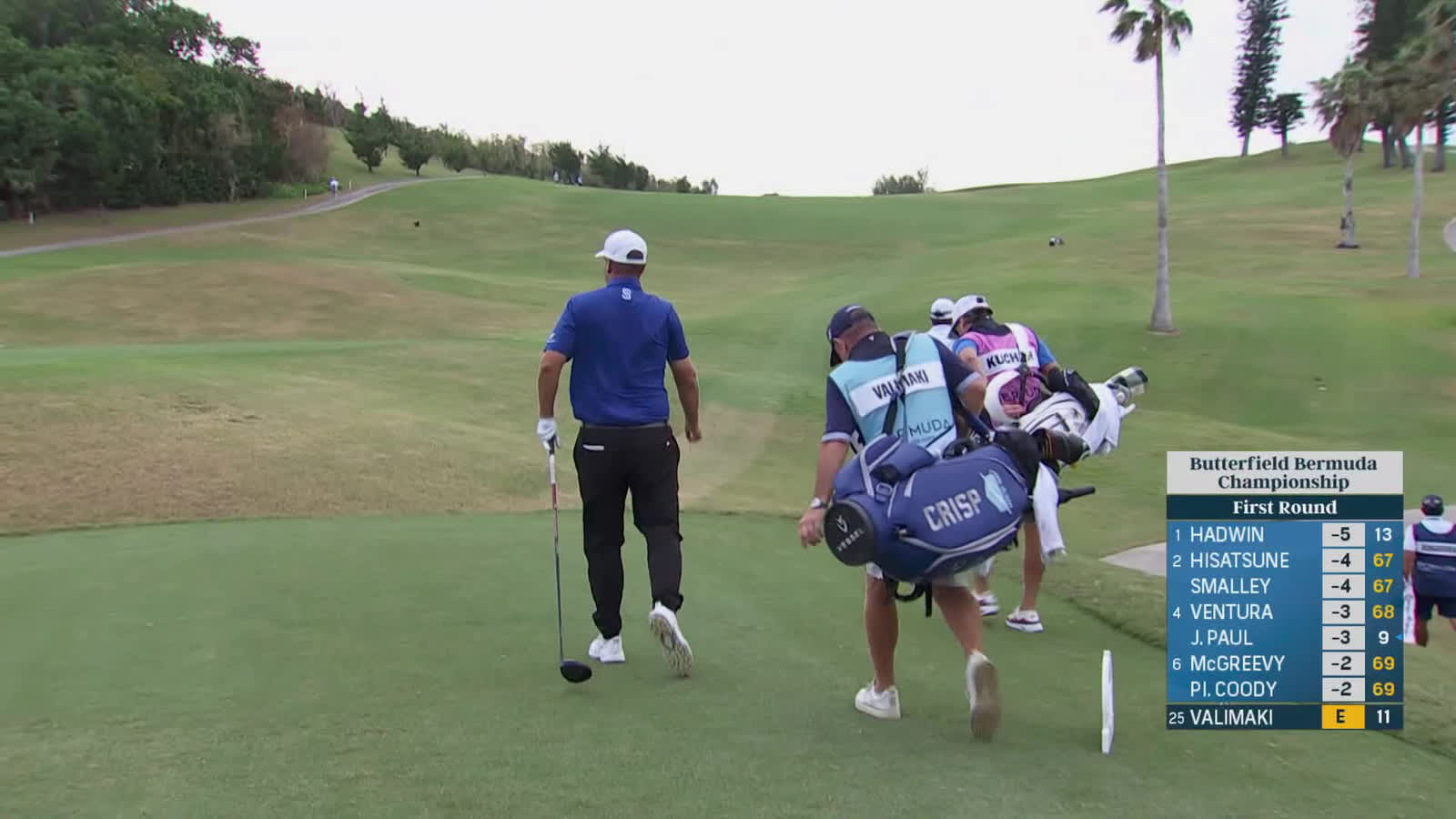 Sami Valimaki | Round 1 | 12th hole | Shot 1 | 2025 Butterfield Bermuda