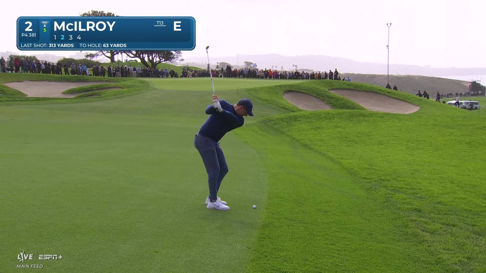 Rory McIlroy | Round 2 | 2nd hole | Shot 2 | 2025 Genesis