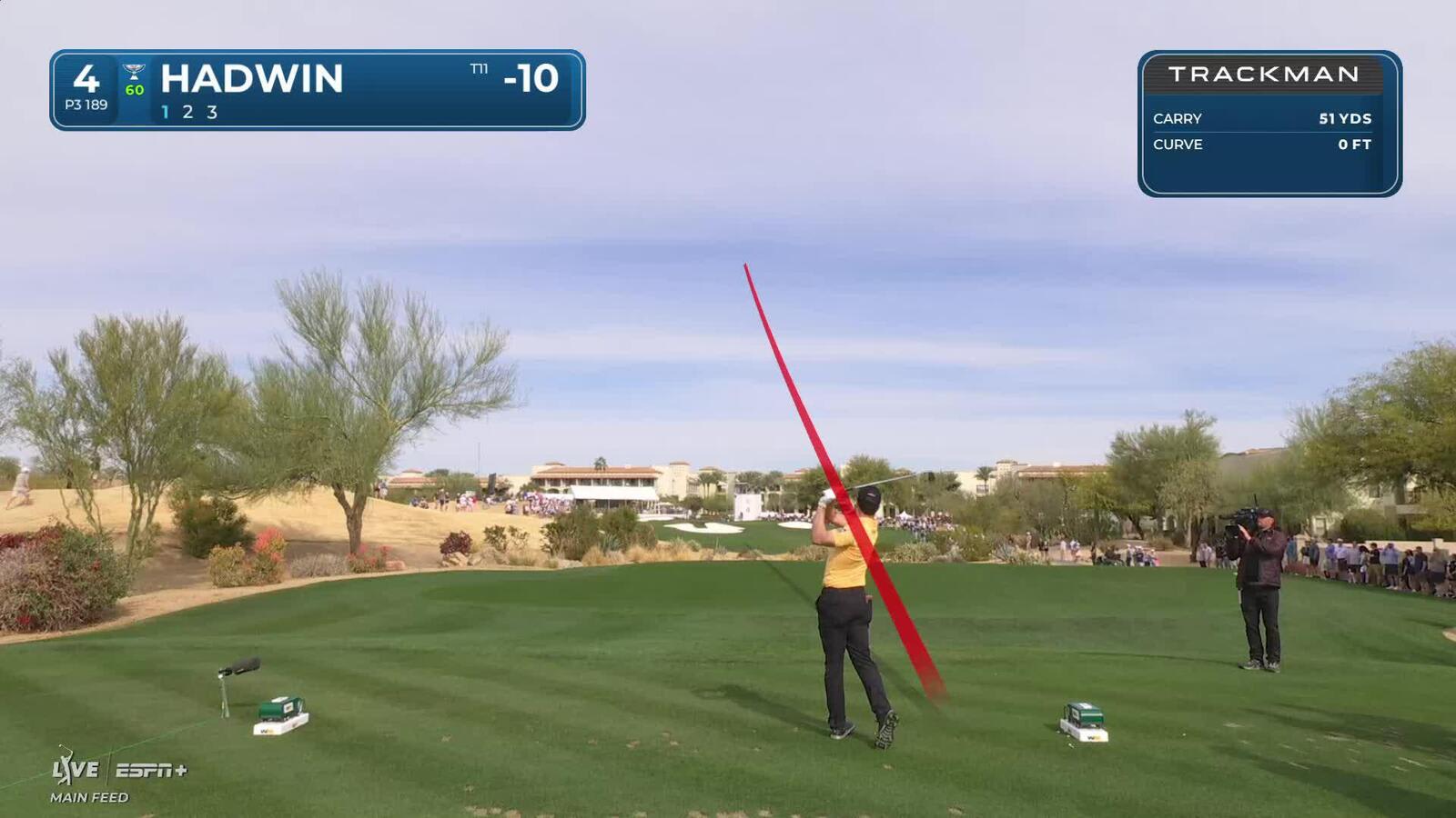 Adam Hadwin | Round 4 | 4th hole | Shot 1 | 2025 WM Phoenix Open