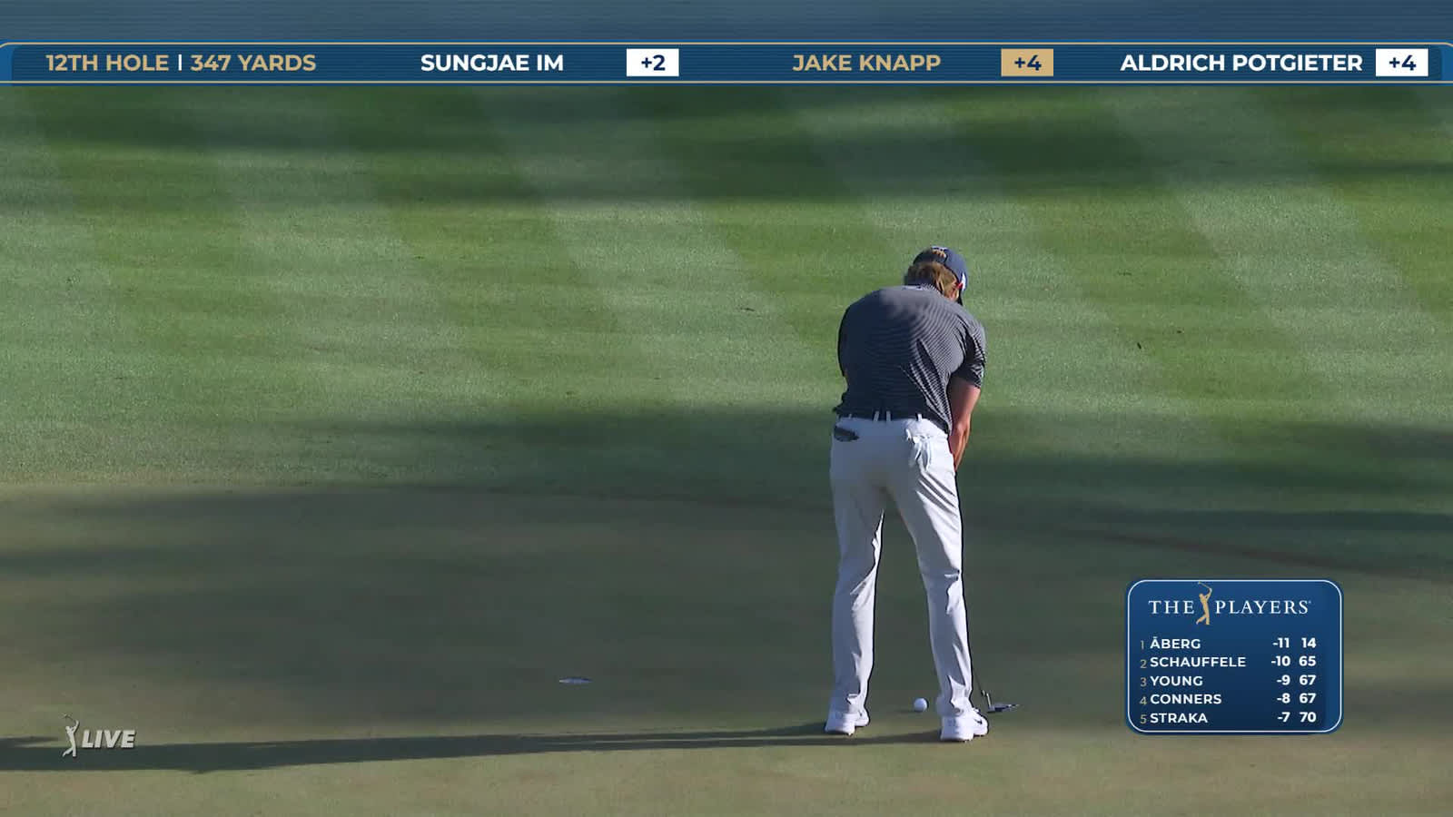 Jake Knapp | Round 2 | 12th hole | Shot 4 | 2026 THE PLAYERS