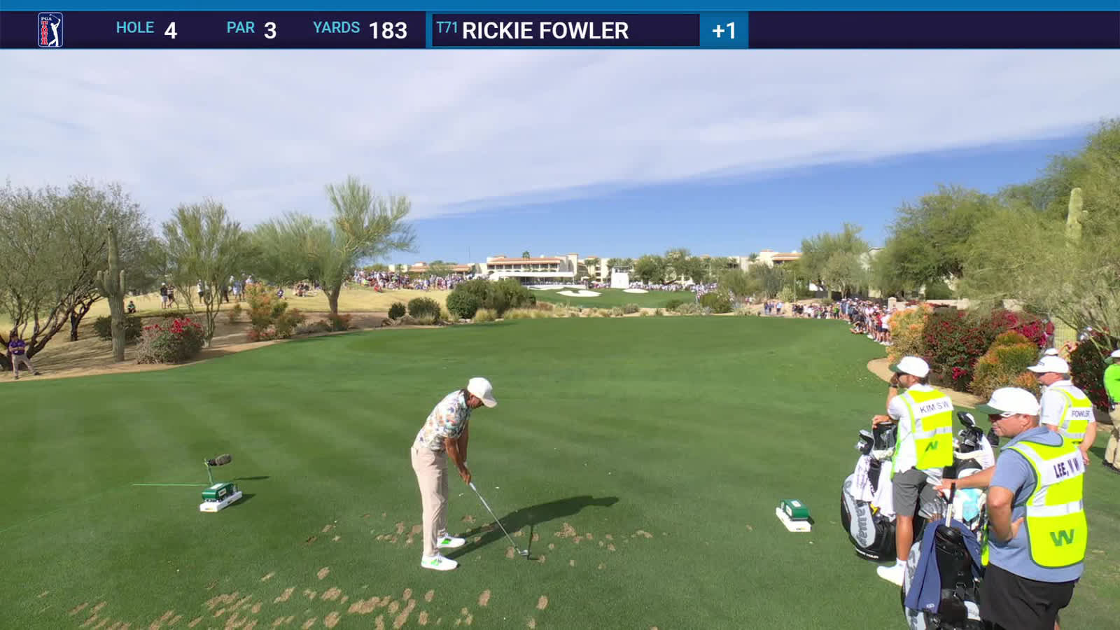 Rickie Fowler | Round 1 | 4th hole | Shot 1 | 2026 WM Phoenix Open