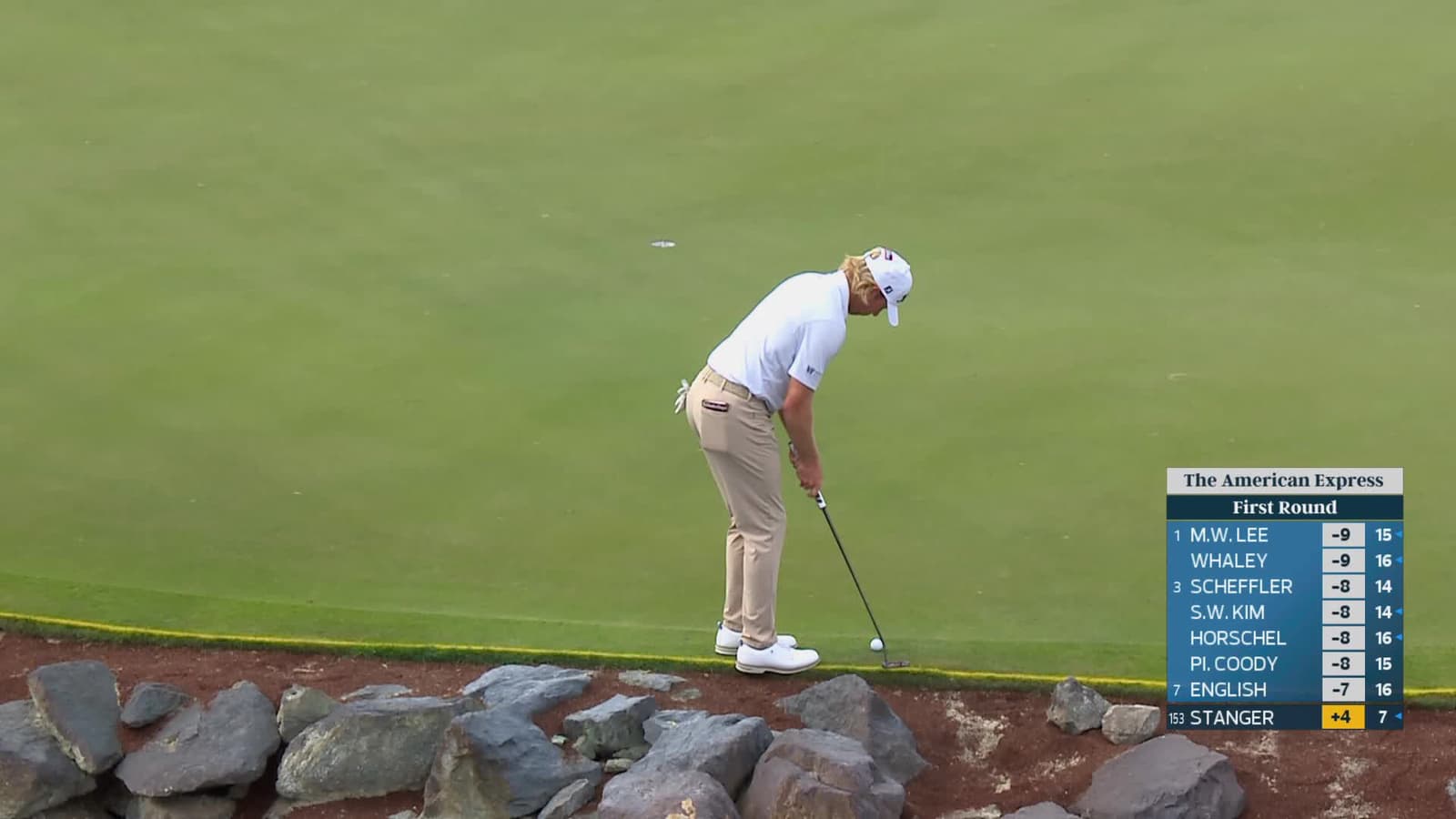 Jimmy Stanger | Round 1 | 17th hole | Shot 5 | 2026 The American Express