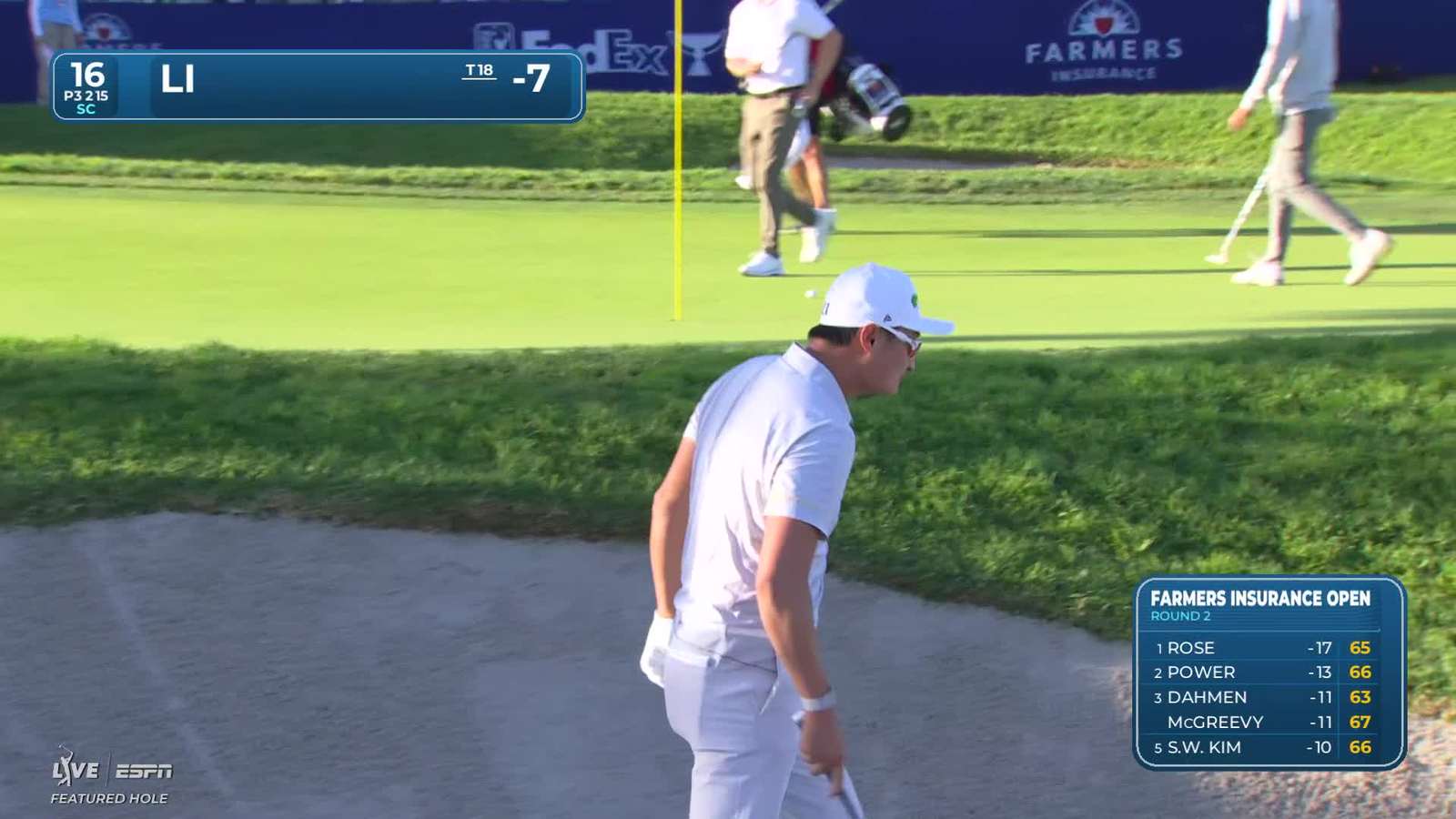 Haotong Li | Round 2 | 16th hole | Shot 2 | 2026 Farmers