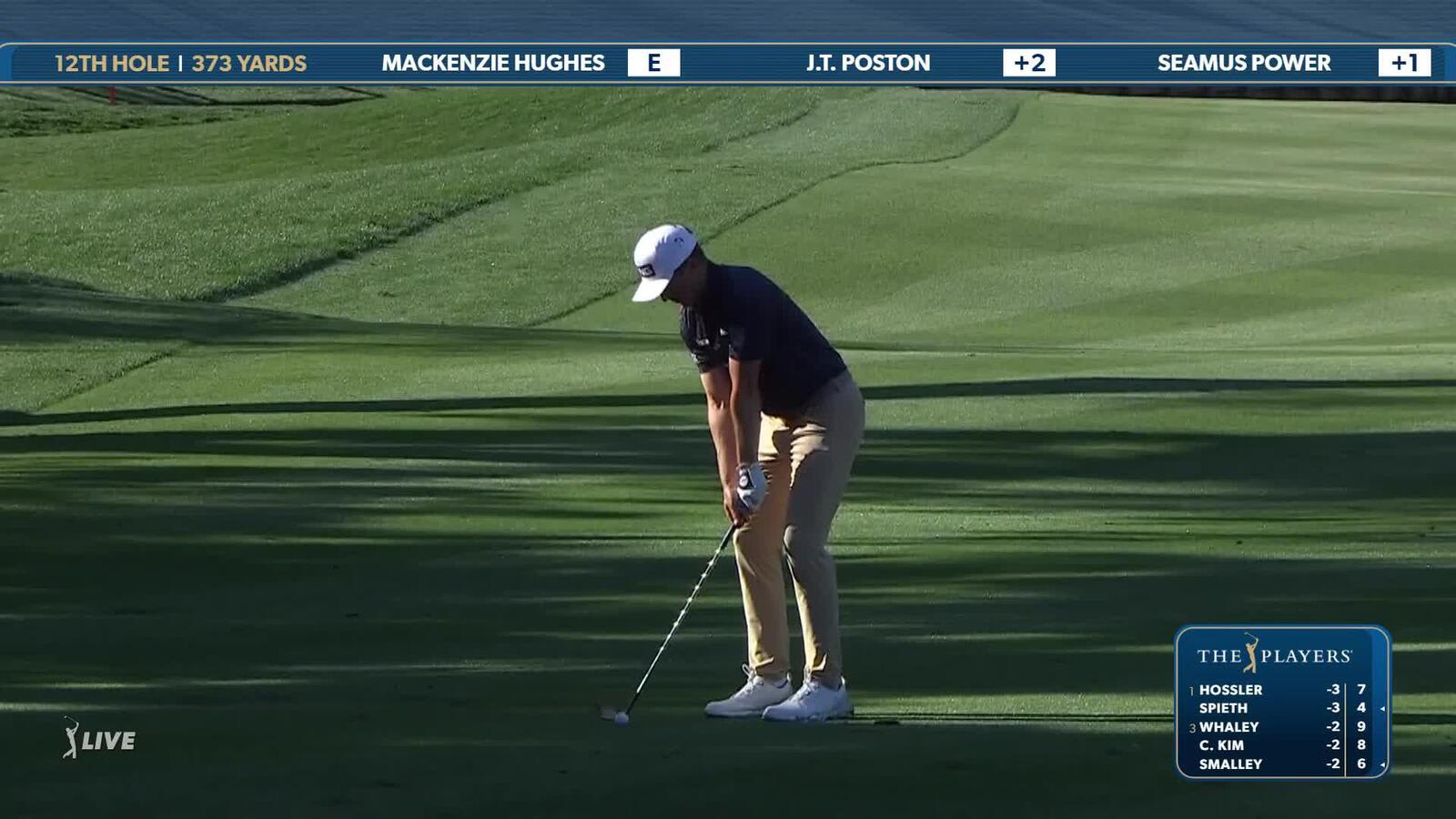 Mackenzie Hughes | Round 1 | 12th hole | Shot 2 | 2025 THE PLAYERS